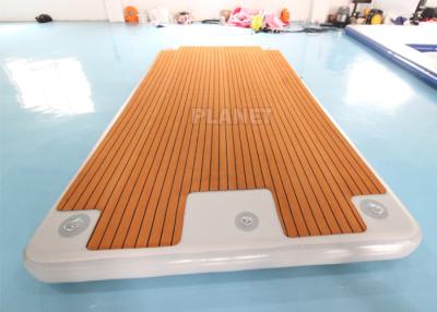 China CE Drop Stitch Inflatable Water Floating Yoga Mat 4x2m PVC Dock for Swimming for sale