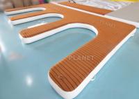 China Drop Stitch 0.9mm PVC Inflatable Floating Jet Ski Dock for sale