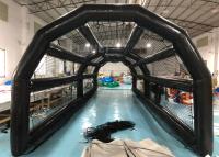 China 0.6mm PVC Air Sealed 40ft Inflatable Baseball Batting Cage with Net for sale