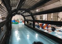 China 0.6mm PVC Air Sealed 40ft Inflatable Baseball Batting Cage with Net for sale