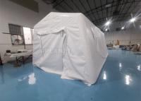 China Emergency Isolation Inflatable Medical Tent 0.9mm PVC Tarpaulin 6m x 4m for sale