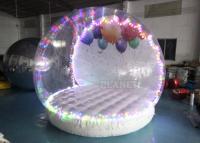 China 3 Meter Dia Inflatable Snow Globe Photo Booth With Blowing for sale