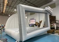 China Custom 4x4x3.4M White Inflatable Wedding Bouncer Photo Booth with CE/UL Blower for sale