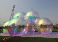 China Custom Decorative Inflatable Mirror Ball PVC Advertising for sale