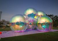 China Custom Decorative Inflatable Mirror Ball PVC Advertising for sale