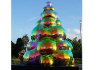 China Festival Double Layer PVC Reflective Inflatable Mirror Ball for sale