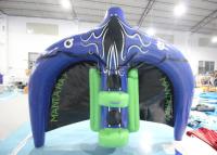 China 0.9mm PVC Inflatable Towable Manta Ray Tube for Two People 3.6m x 2.4m for sale