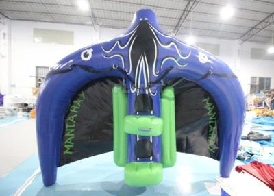 China 0.9mm PVC Inflatable Towable Manta Ray Tube for Two People 3.6m x 2.4m for sale