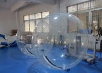 China Custom Size Inflatable Water Walking Ball 1.5m-3m Diameter with German TIZIP Zipper for sale