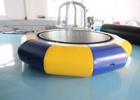 China 0.9mm PVC 3m Inflatable Floating Water Trampoline Aqua Jump for Pool Lake for sale