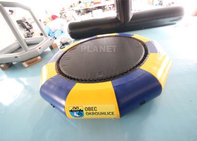 China Commercial Inflatable Water Trampoline 3m Dia with Ladder for Kids Adults for sale