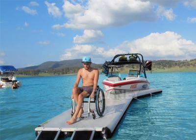 China Drop Stitch Inflatable Yacht Dock Y Pontoon Platform for Boat Parking 13 D-Rings for sale