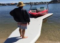 China Inflatable Y Pontoon Boat Dock 20cm DWF Floating Platform for Parking for sale