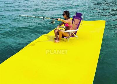 China EVA Floating Water Mat 12ft x 6ft x 1.2ft | Marine Grade XPE Foam | Yellow Blue Green Colors for sale