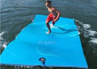 China EVA Floating Water Mat 12ft x 6ft x 1.2ft | Marine Grade XPE Foam | Yellow Blue Green Colors for sale