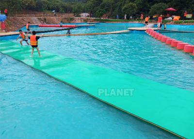 China 12ft Inflatable Water Games XPE Foam Swimming Floating Mat 33mm Thick Marine Grade for sale
