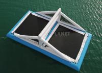 China Customized 0.9mm PVC Inflatable Water Beach Volleyball Trampoline Field 9m x 4.7m for sale