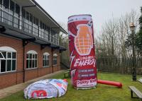 China Custom 4m Height Inflatable Drink Bottle Can Shape PVC Advertising Promotion for sale