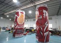 China Custom Inflatable Drink Can PVC Tarpaulin Advertising Can with 0.4mm Material and CE Blower for sale