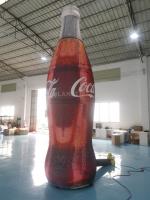 China Custom 210D Oxford Cloth Inflatable Advertising Bottle Balloon 1m to 20m for sale