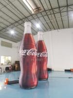 China Custom 210D Oxford Cloth Inflatable Advertising Bottle Balloon 1m to 20m for sale