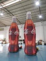 China Custom 210D Oxford Cloth Inflatable Advertising Bottle Balloon 1m to 20m for sale