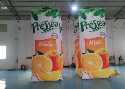 China Custom Size Square Inflatable Drinking Bottle Cartoon Model Oxford Cloth 110V 220V for sale