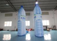 China Custom Inflatable Advertising Drinking Water Bottle 4mH PVC Tarpaulin for Promotion for sale