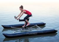 China Custom Size Inflatable Banana Boat Floating Water Bike Buoy 350cm Aluminum Alloy Frame for sale