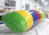 China 0.9mm PVC Tarpaulin Inflatable Water Blob 6x2m Customizable Water Game for sale