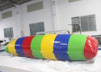 China 0.9mm PVC Tarpaulin Inflatable Water Blob 6x2m Customizable Water Game for sale