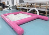 China Fire Resistant 0.6mm PVC Tarpaulin Inflatable Sea Pool 3x3m with Net for sale