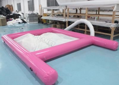China Fire Resistant 0.6mm PVC Tarpaulin Inflatable Sea Pool 3x3m with Net for sale