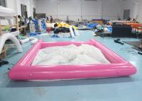 China Fire Resistant 0.6mm PVC Tarpaulin Inflatable Sea Pool 3x3m with Net for sale