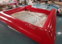 China 0.9mm PVC Tarpaulin Custom Size Inflatable Yacht Swimming Pool Anti Jellyfish for sale