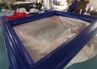 China Jellyfish Protection Floating Inflatable Sea Pool 6x6m with Net for Yacht for sale