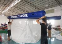 China Jellyfish Protection Floating Inflatable Sea Pool 6x6m with Net for Yacht for sale