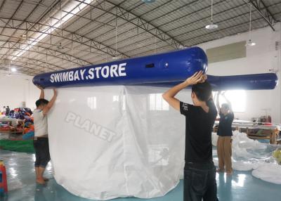 China Jellyfish Protection Floating Inflatable Sea Pool 6x6m with Net for Yacht for sale
