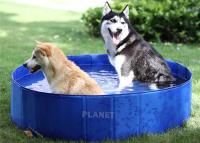 China Inflatable PVC Portable Dog Bath Tub Foldable Waterproof CE Certified for sale