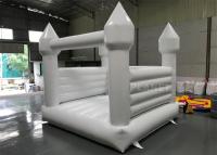 China Commercial White Inflatable Bouncer Castle 4m x 4m x 4m with CE/UL Certification for Party Rental Business for sale