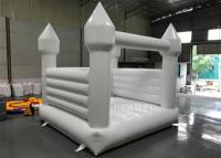 China Commercial White Inflatable Bouncer Castle 4m x 4m x 4m with CE/UL Certification for Party Rental Business for sale