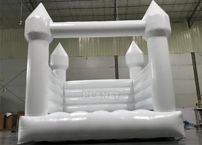 China Commercial White Inflatable Bouncer Castle 4m x 4m x 4m with CE/UL Certification for Party Rental Business for sale