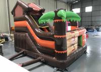 China 0.55mm PVC Tarpaulin Inflatable Pirate Ship Water Slide for Kids 5.5x5.0m for sale