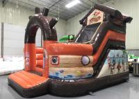 China 0.55mm PVC Tarpaulin Inflatable Pirate Ship Water Slide for Kids 5.5x5.0m for sale