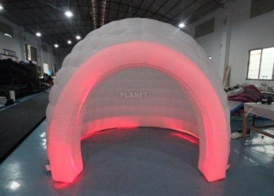 China 3m White Oxford Cloth Inflatable Bubble Igloo Dome Tent with LED Light - 3-5 Minute Setup, Custom Sizes Available for sale