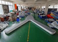 China 6m Grey Y Shape Inflatable Pontoon Boat Dock Floating Water Platform for Jet Ski for sale