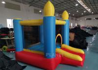 China 2m Mini Nylon Fabric Inflatable Bounce House Small Jumping Castle with Blower for Family for sale