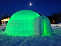 China Kids Inflatable Igloo Tent 5m x 4m with LED Lighting - Waterproof Outdoor Event Shelter for sale