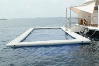 China 1000D Double Wall Fabric Anti-Jellyfish Swimming Pool with Netting Enclosure - 3m to 10m Sizes, 2-Year Warranty for sale