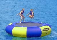 China Custom 1000D DWF Inflatable Water Trampoline 2M to 5M Floating Aqua Jump for Commercial Use for sale